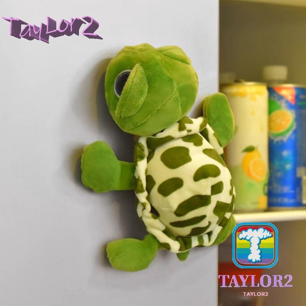 ATAYLOR Tortoise Plush Model, Anti-collision Simulation Turtle Fridge ...