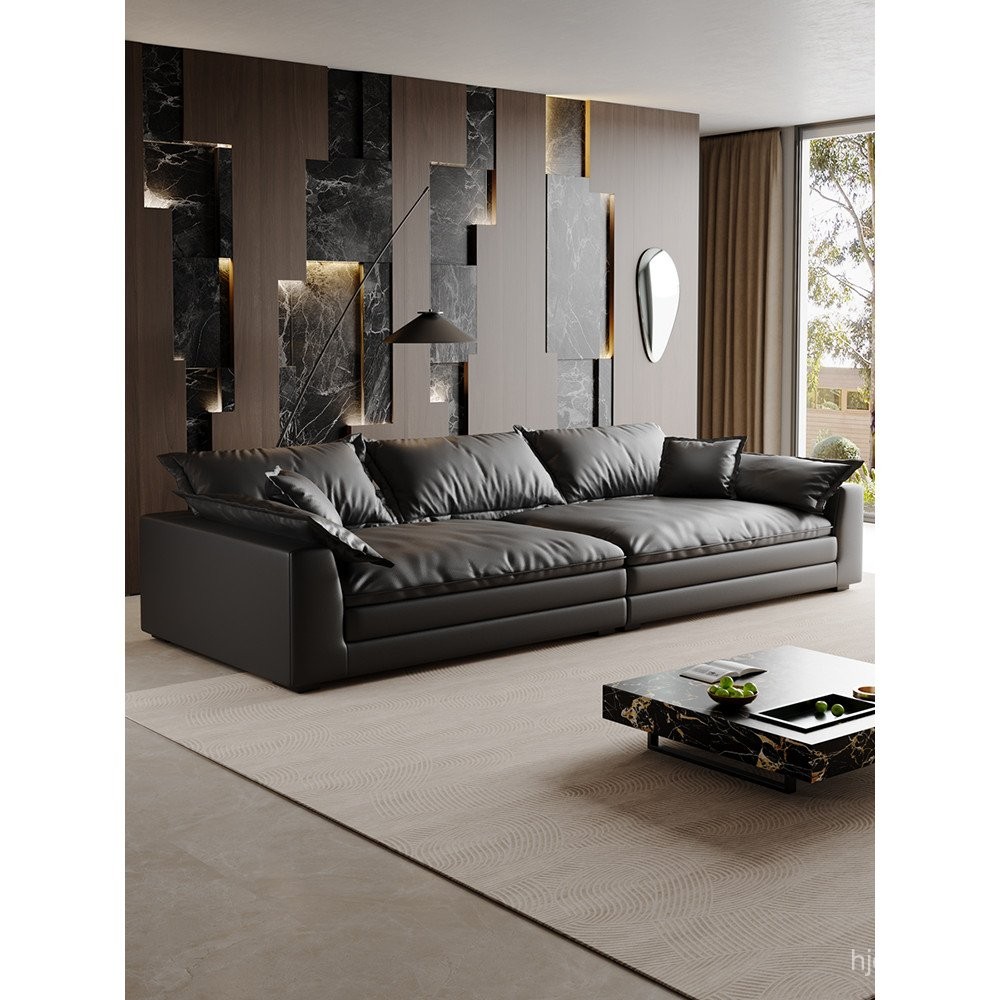 Italian Minimalist Down Technology Cloth Sailing Boat Sofa Living Room ...