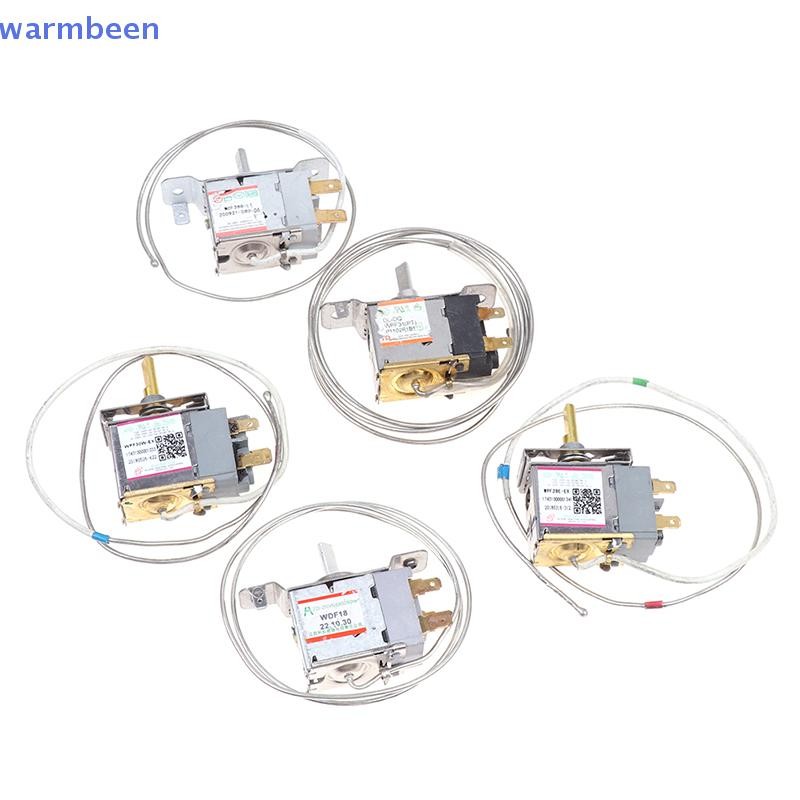 (warmbeen) WPF22-L 2/3Pin Refrigerator Thermostat Household Metal Temperature Controller ...