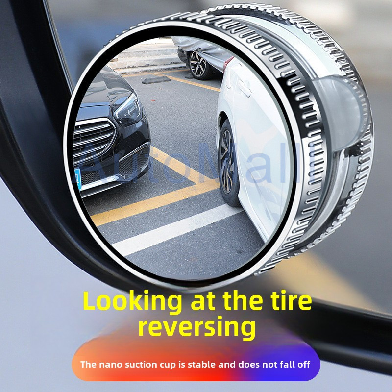 In Stock 】 2Pcs General Purpose Car Blind Spot Mirror Car Reversing ...