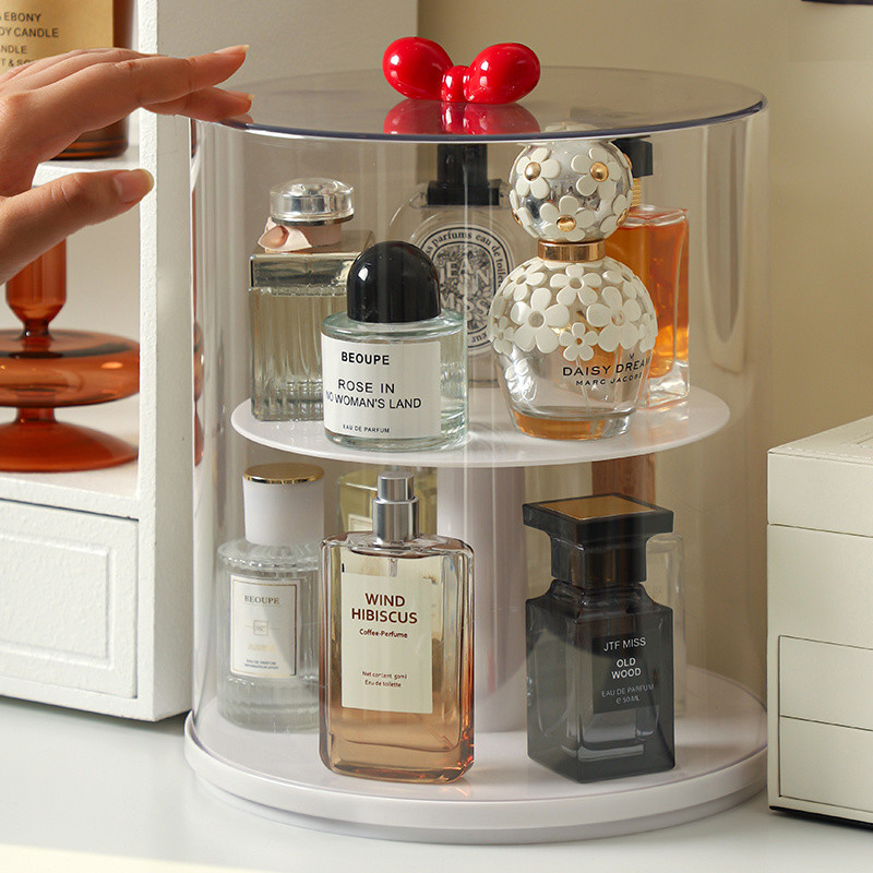 Shopee Official Perfume Storage Box Rotating Cosmetic Sample Display ...