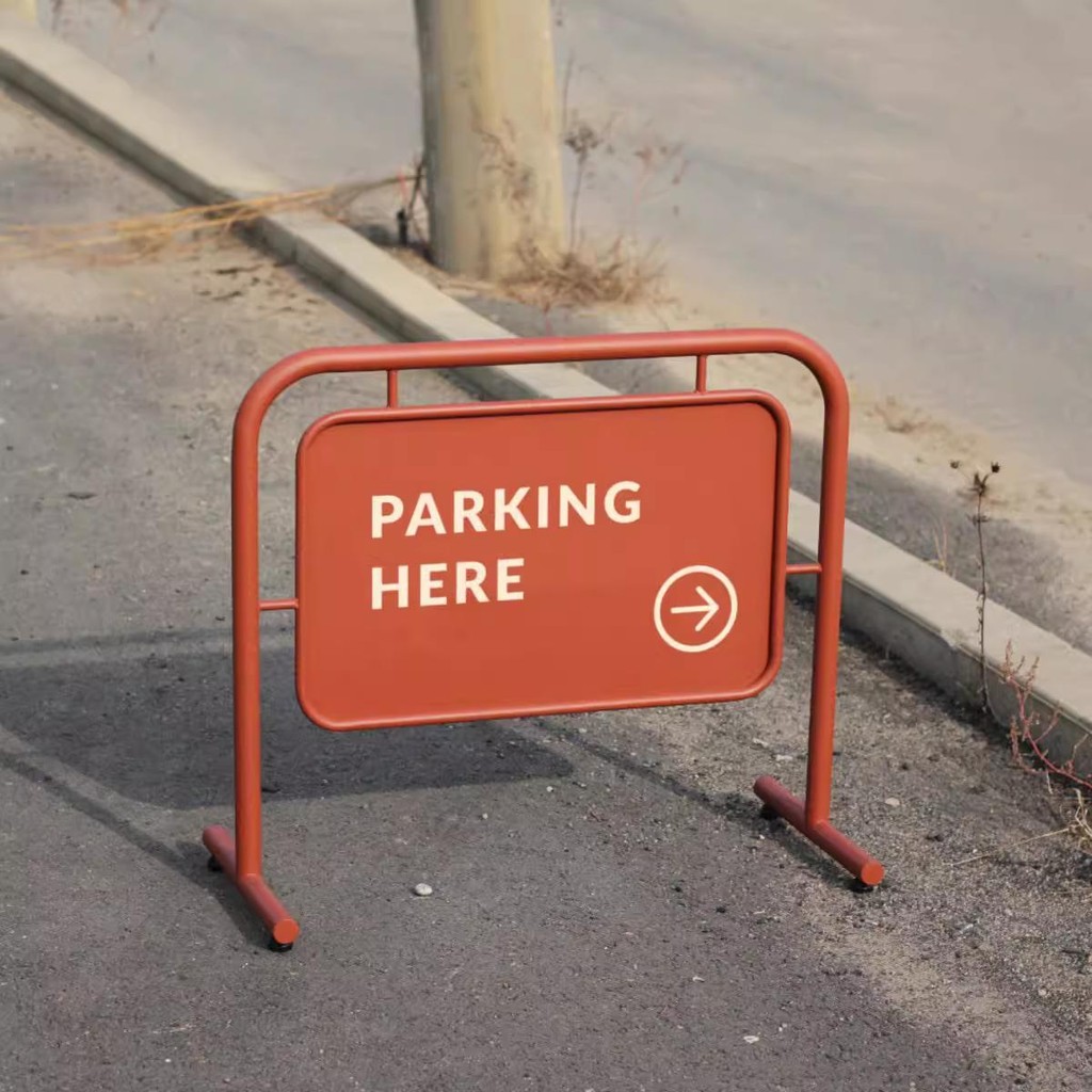 Customized Signs Display Stand Korean Simple Outdoor Iron Billboard ...