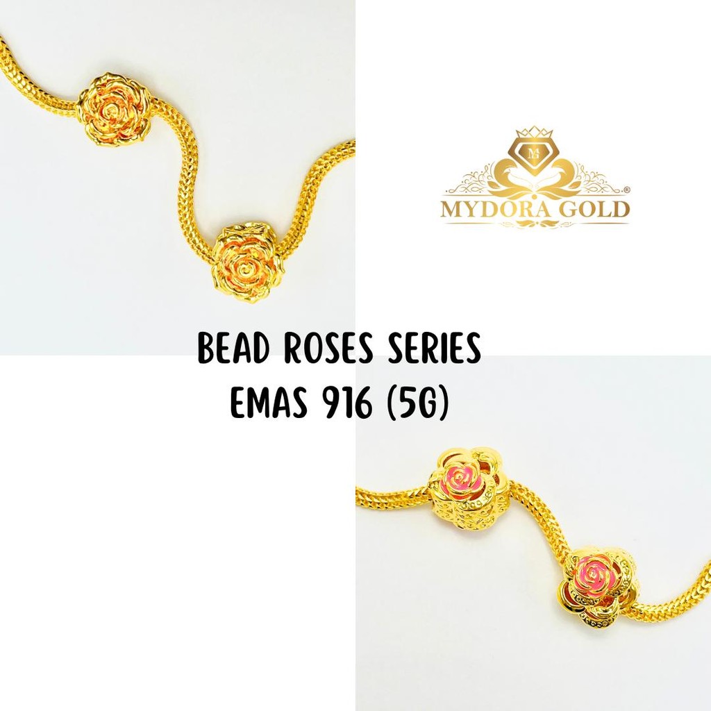 MYDORA Bead Roses Series (5G) l EMAS 916/22K | Shopee Malaysia