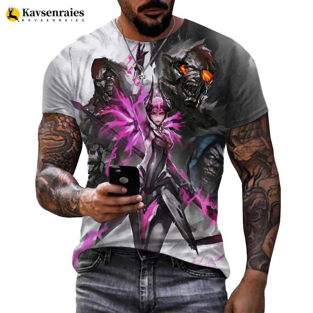 Customizable 3D Printing Gaming Game Overwatch 3DT Shirt Men Fashion Gaming Battlefield Men's T ...