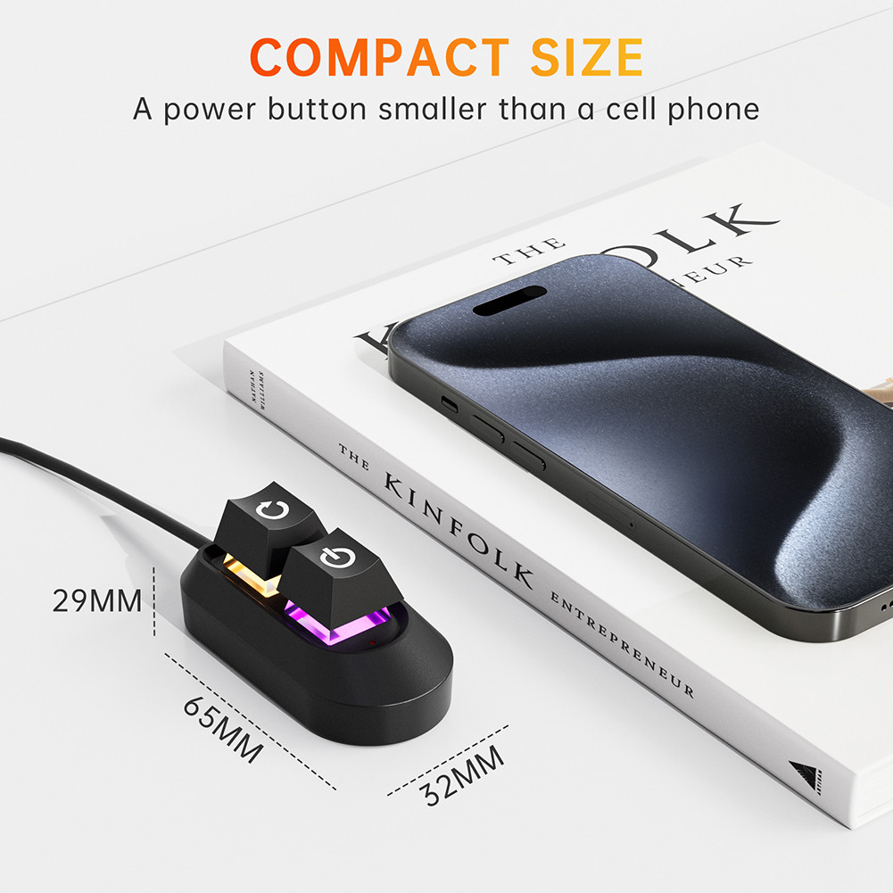 2M PC Switch Motherboard Switch On Off Power SW Cables for Home Office ...