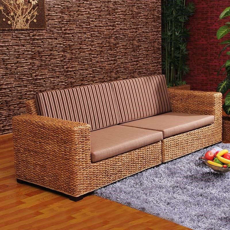 Sofa Rotan Sudut Sofa Perabot Rotan Set Sofa Desa Amerika Ruang Tamu ...