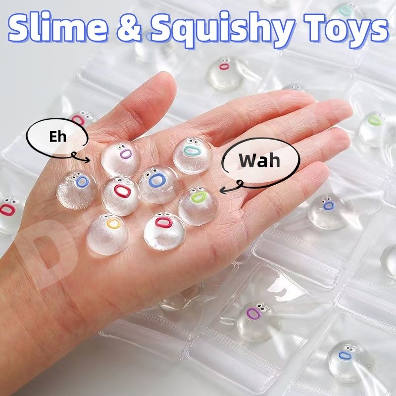 Squish Balls Clear Silicone Decompression Toy Squeezing Toy for ...