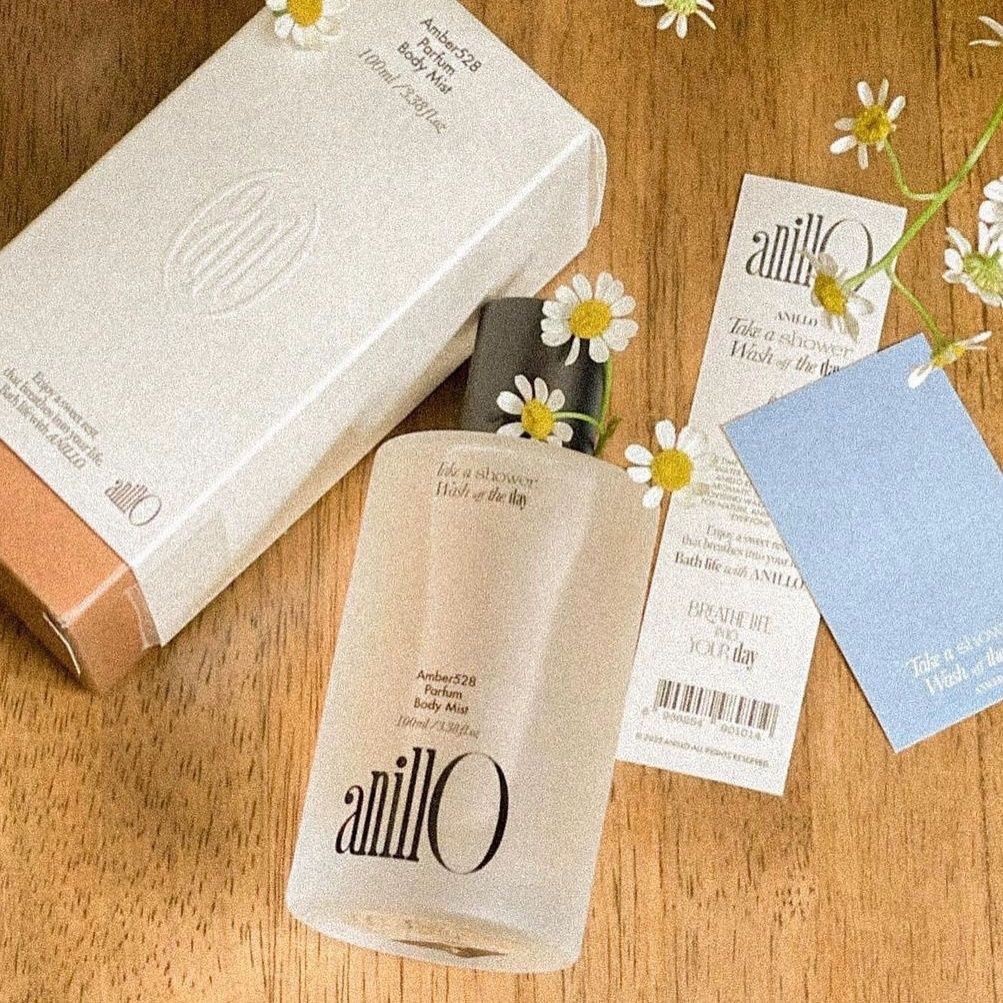 纯天然植物香水 anillo琥珀香水身体喷雾柚子扁柏木质柑橘100毫升All natural plant perfume anillo ...