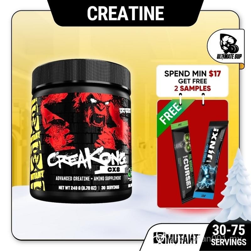 Mutant CREAKONG CX8, Creatine Monohydrate Amino Acid tambahan, 249g ...