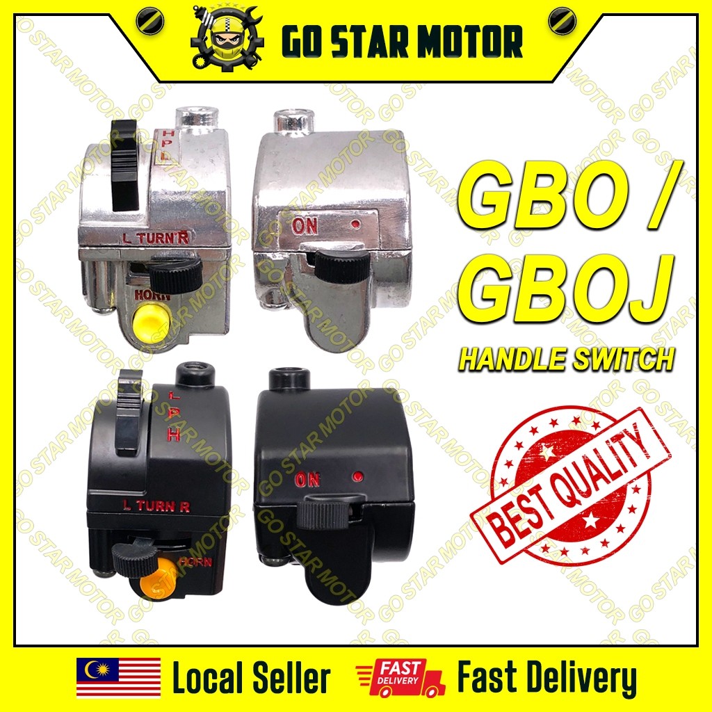 GBO GBOJ HANDLE SWITCH SUIS TANGAN LH RH KIRI KANAN SIGNAL HORN SUIS ON ...
