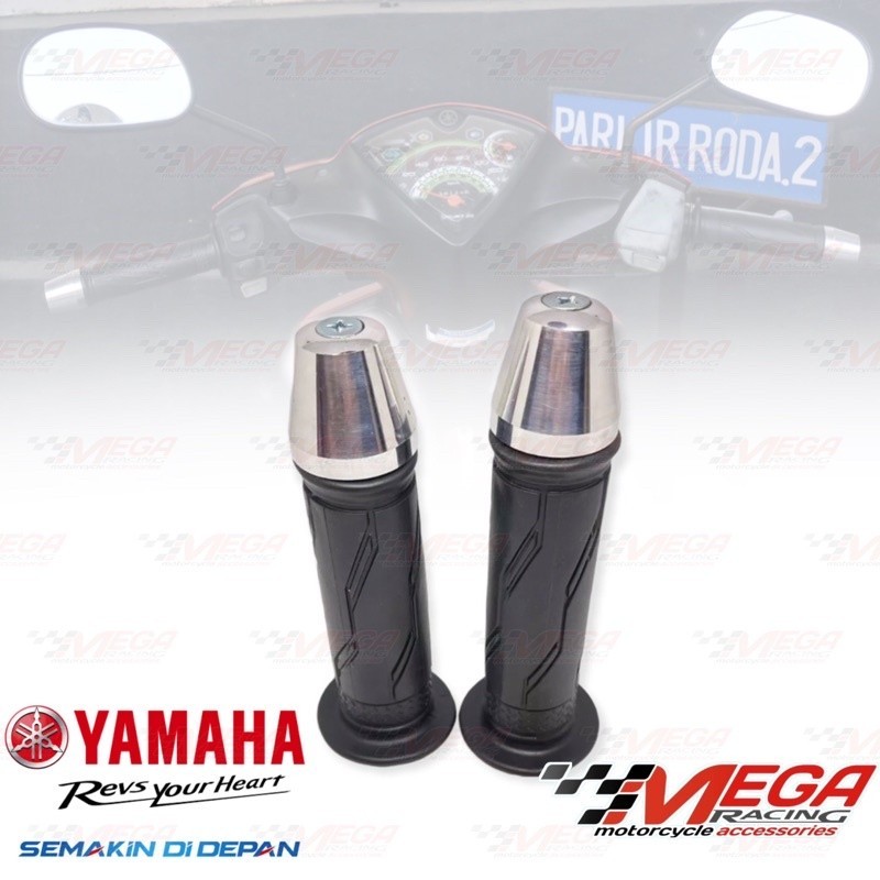 Original Yamaha Model Handgrip Handfat Package + Universal Crome mini ...
