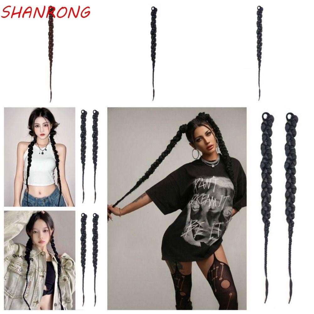 SHANRONG Long Braiding Braid, Natural Rubber Band Boxing Braids Strap ...