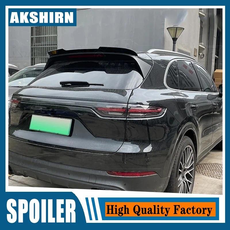 Car Spoilers ABS Plastic Rear Spoiler Lip Tailgate Spoiler For Porsche Cayenne 9Y 9Y0 2018 2019 ...