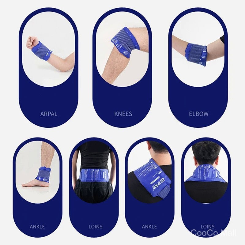 Sports Ice Pack Ankle Joint Binding Knee Cold Compress Ice Pack Sports ...