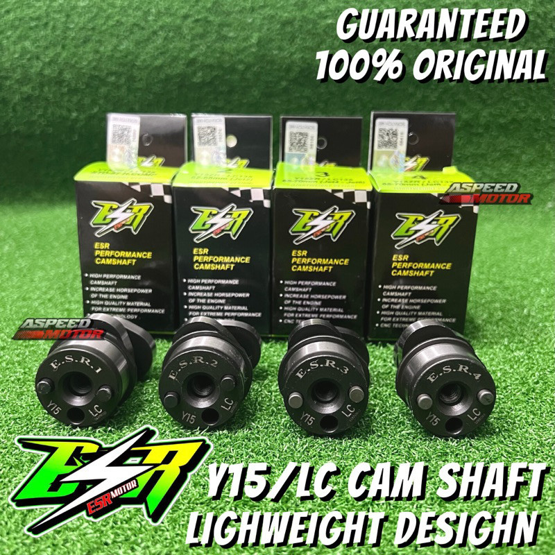 💯 100% ORIGINAL ESR MOTOR LIGHT WEIGHT CAMSHAFT ESR1 ESR2 ESR3 ESR4 CAM ...