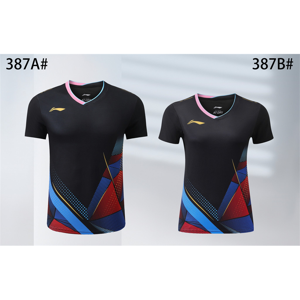 2024 New Badminton Table Tennis T-shirt Competition Training Breathable ...