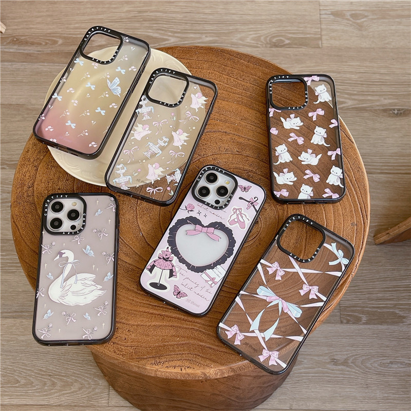 High quality CASETiFY【Forest Morning Post silk ribbon】Acrylic Phone ...
