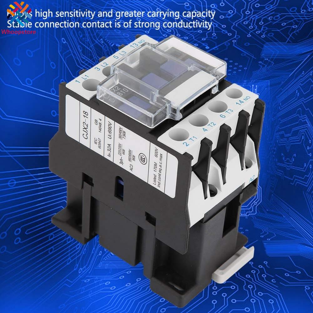 AC Contactor Replacement 24V AC 32 Amp 660V DIN Rail Industrial Parts ...