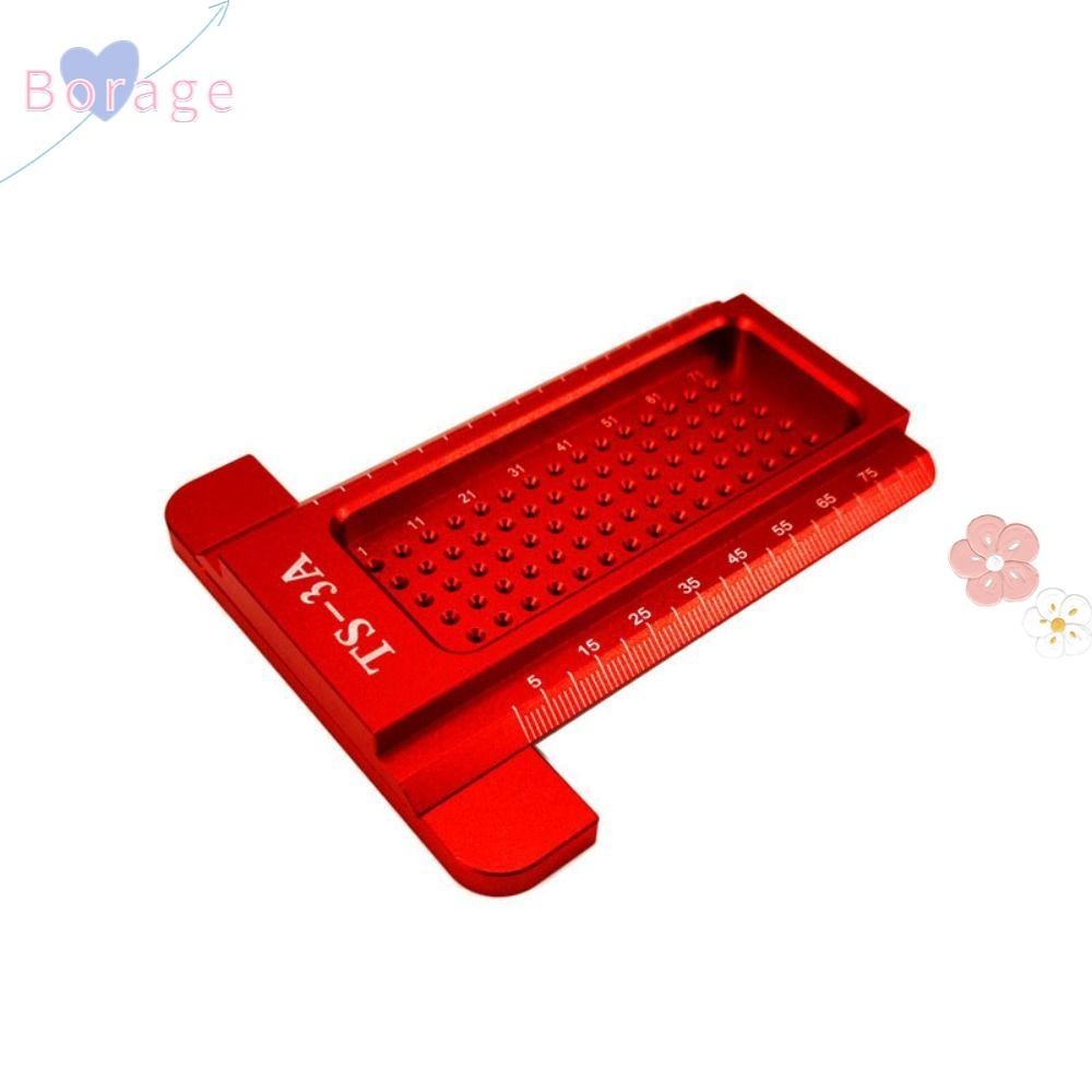 BORRAONE Woodworking Scribing Ruler, Fashion Alloy Steel Aluminum T ...