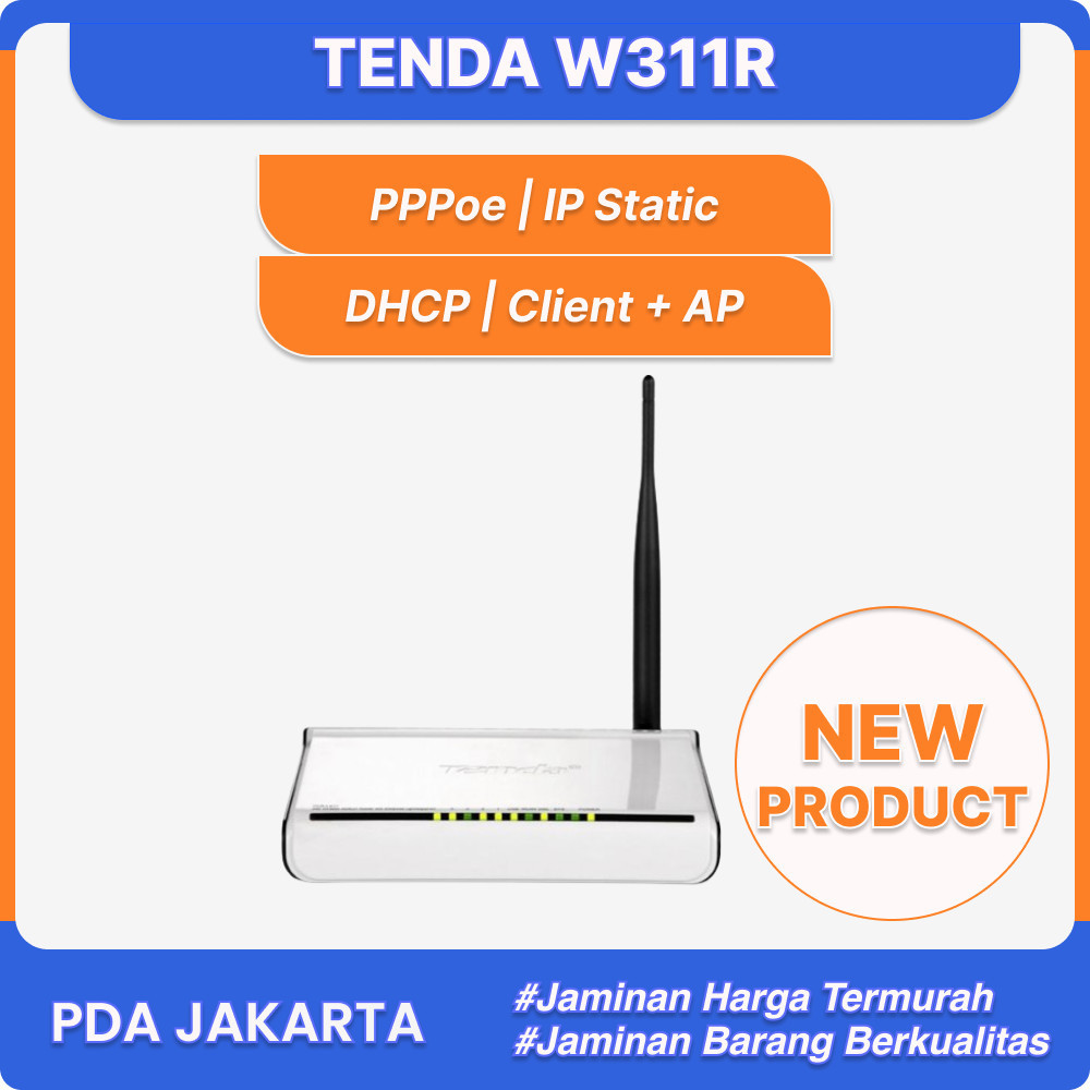 Tenda W311R 150Mbps Wireless-N Broadband Router | Shopee Malaysia