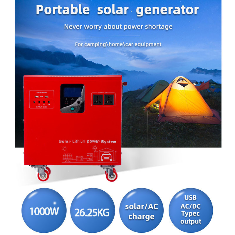 220V 1000W Portable Power Station 50000mAh Multi-Function Big Capacity ...