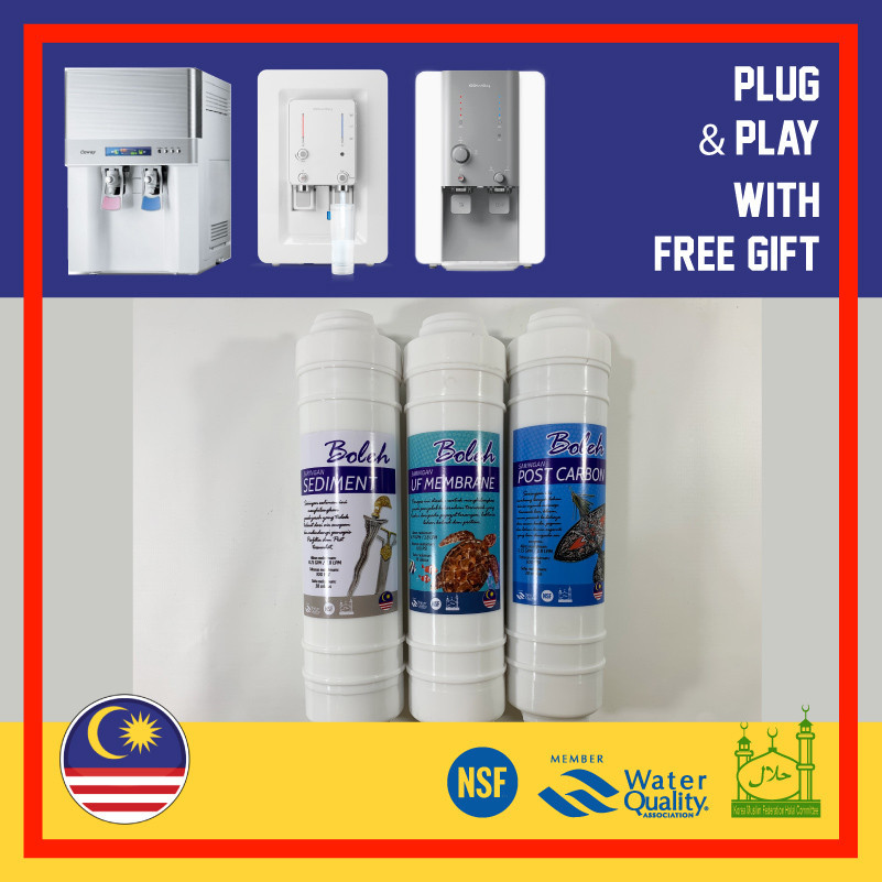 BOLEH Korean OEM HALAL CERTIFIED COWAY / CUCKOO UF System Water Filter ...