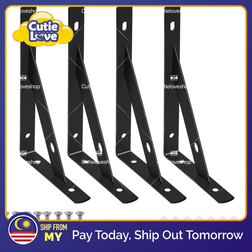 [Ready Stock]2 pcs L Shape Wall Bracket DIY / Rak DIY L Shape/L Shape ...