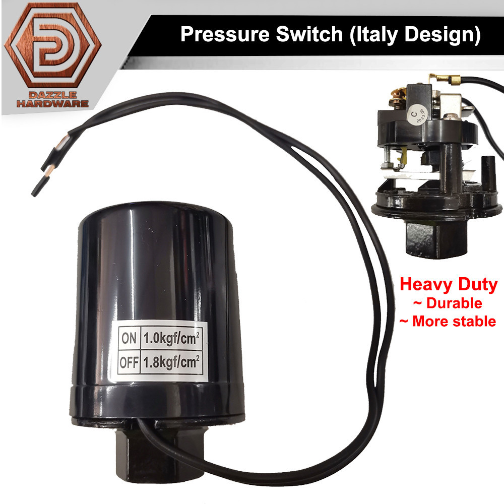 heavy duty pressure switch water pump italy design 3/8" inner thread ...