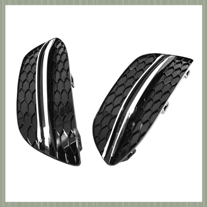 ( S U Z B )Car Front Bumper Grille Fog Light Cover Trims for C-Class ...