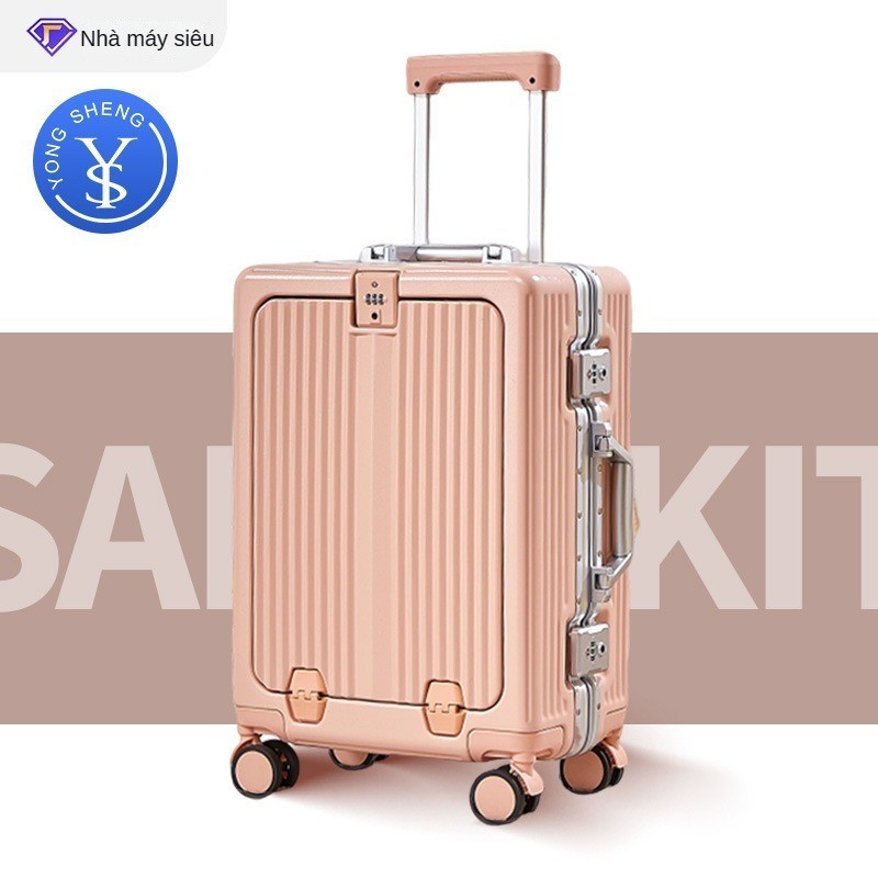 Multi-purpose 20-inch 24-inch aluminum frame suitcase for boarding ...