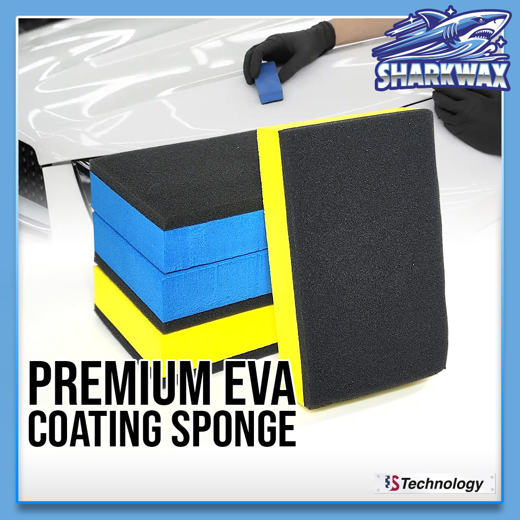 Premium EVA Coating Sponge Ceramic Car Coating Spong Scratch Removal ...