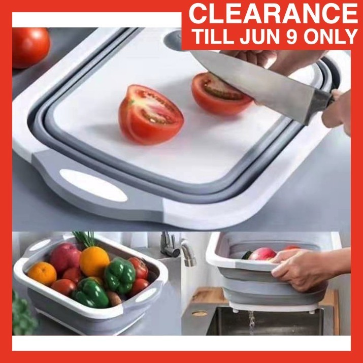 (EXTRA LARGE EXTRA THICK) Durable Foldable Multi Function Kitchen Chop ...