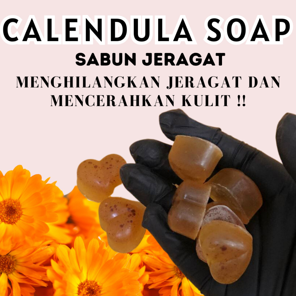 [JELITAEMAS OEM]SABUN/SOAP JERAGAT CALENDULA EXTRACT ORGANIC JENAMA ...