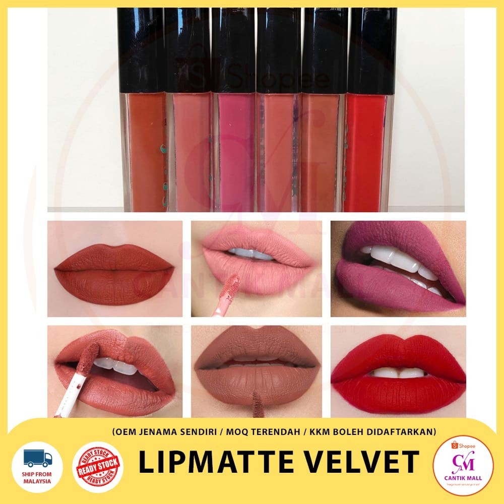 [CANTIKMALL] SAMPLE DEFECT BOTTLE PRIVATE LABEL LIPMATTE MATTE ...