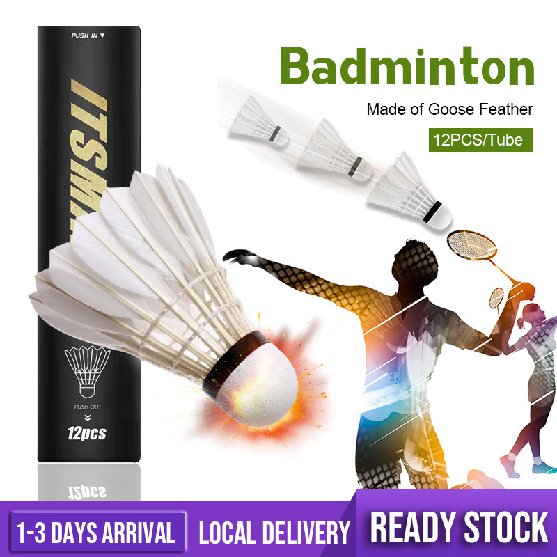 [Ready Stock] Premium Badminton Shuttlecock 12 Pcs Amateur Training ...
