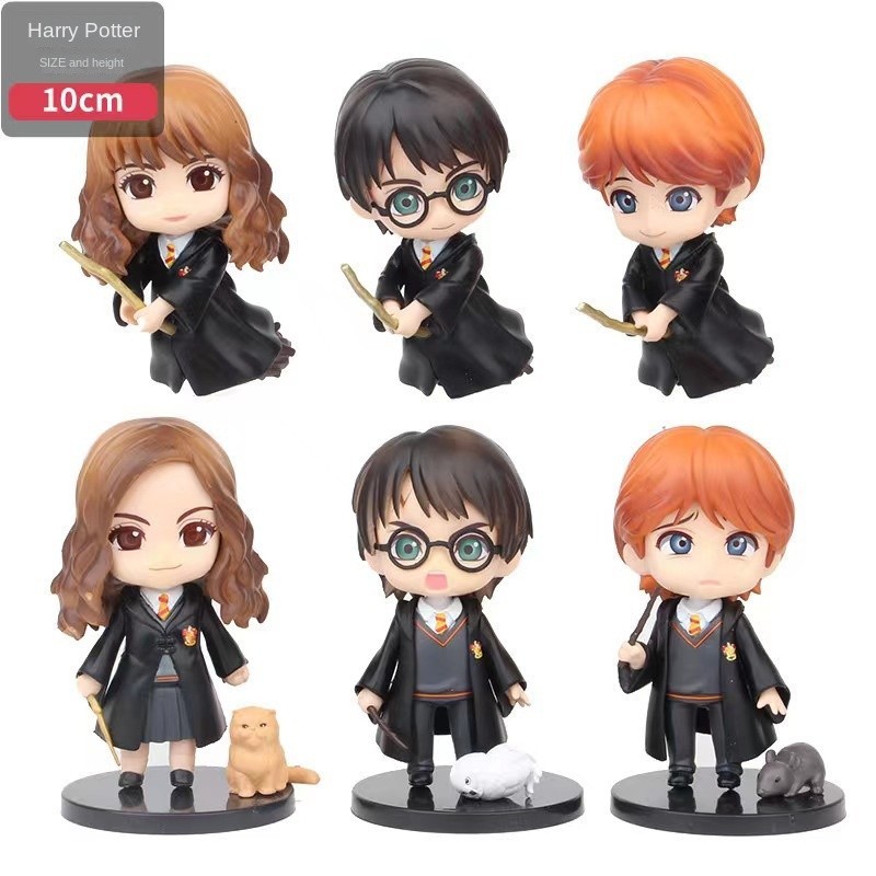 6 Harry Potter Magic Academy Cartoon Characters PROTONIC Ron Hand-Made ...