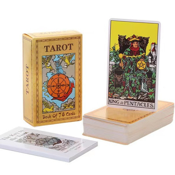 English Waite Tarot cards 78 cards comfortable touch paper thick clear ...