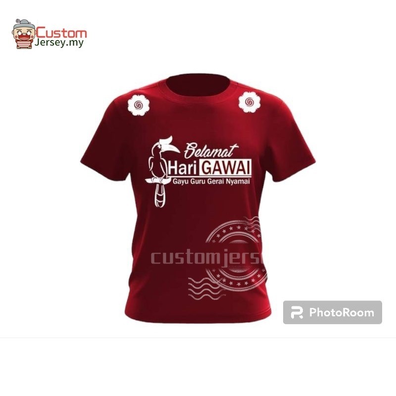 BAJU GAWAI 2024 / SELAMAT HARI GAWAI - MAROON G04 | Shopee Malaysia