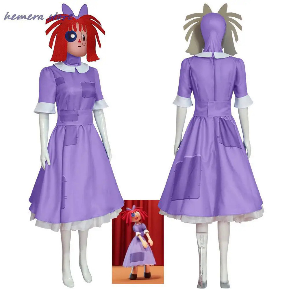 Anime Pomni Cosplay Cartoon Costume Amazing Digital/Circus Cosplay ...