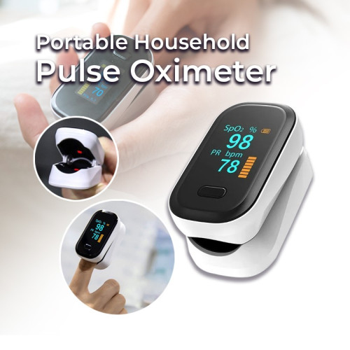 Portable Finger Oximeter SpO2 Pulse Rate Monitor Fast Data Perfusion ...