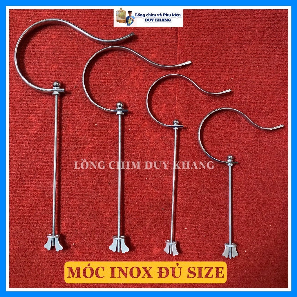 Cheap stainless steel bird cage hooks, 4 diverse sizes for all types of ...