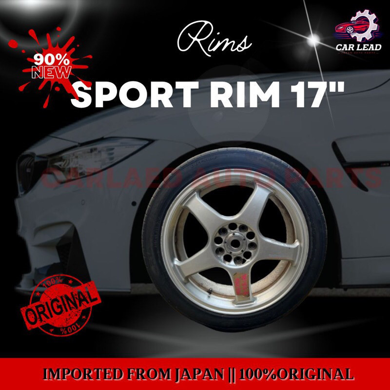 🇯🇵🇯🇵ORIGINAL SPORT RIM 17 INCH FROM JAPAN | Shopee Malaysia