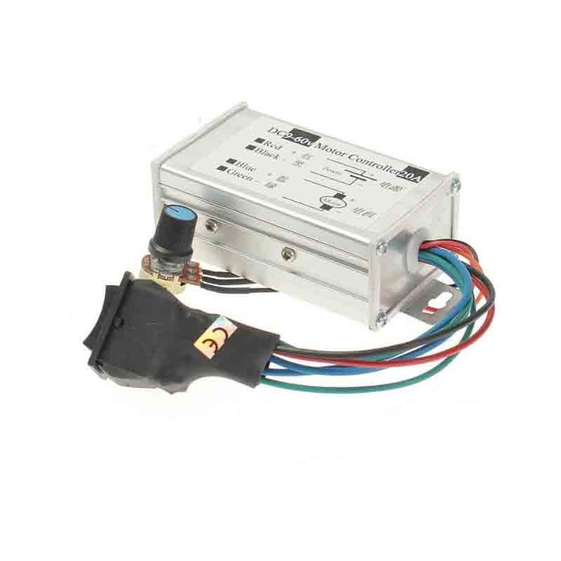 20A forward and reverse DC speed controller 12V 24V 36V 48V 60V pulse ...