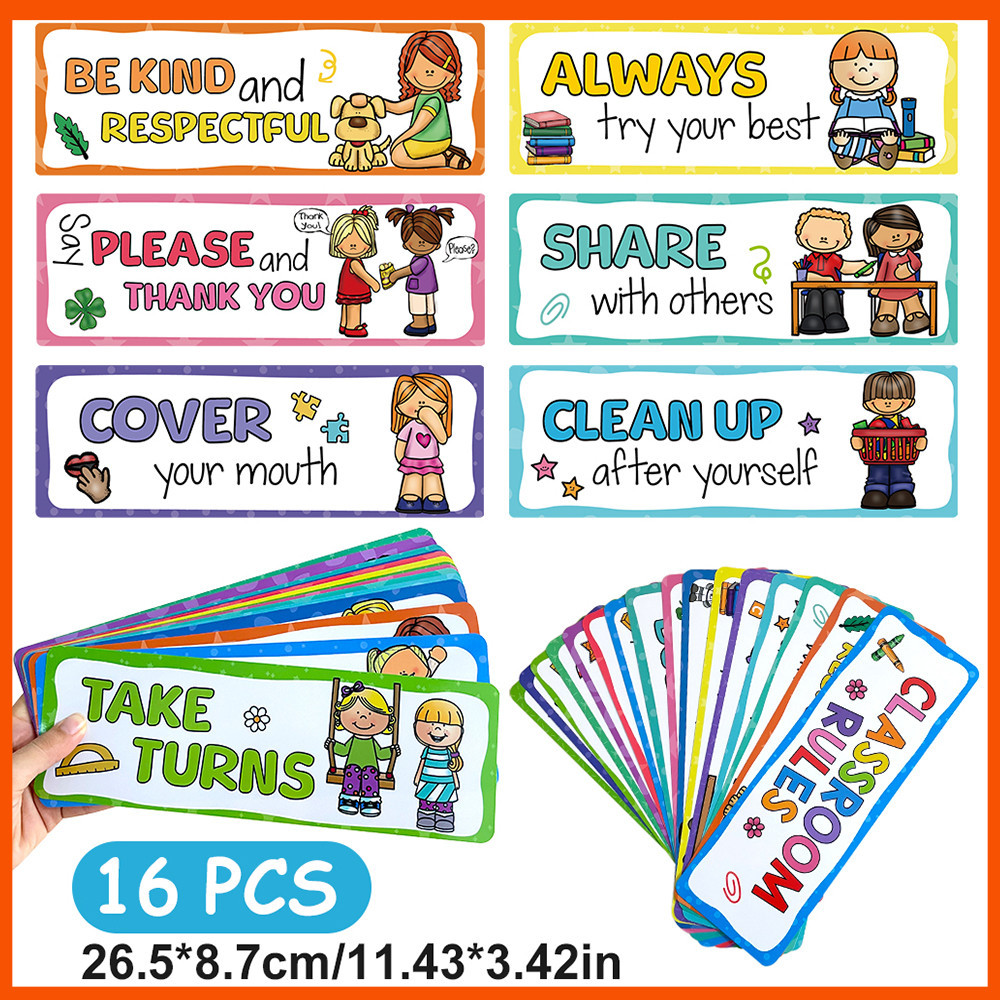 Classroom Rules Bulletin Board Set for Classroom Decorations Classroom ...