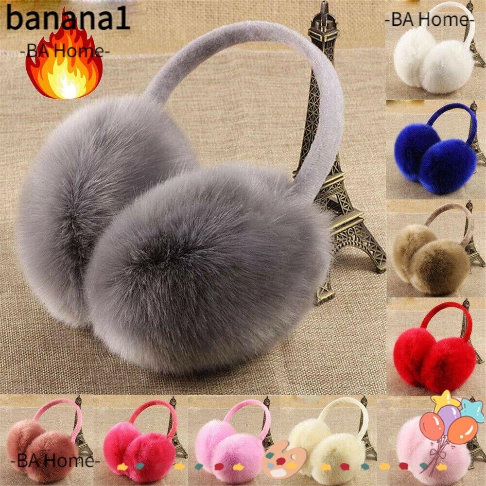 BA Ear Muffs Casual Fluffy Cosy Plush Ear Warmer | Shopee Malaysia