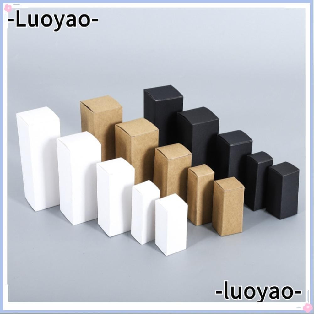 LUOYAO1 10PCS Cardboard Box, Small Large Size Kraft Paper Paper Gift ...