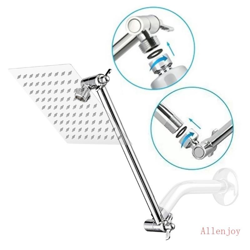 JOY Shower Head Extension Rod Extendable Shower Arm Steel Arm for ...