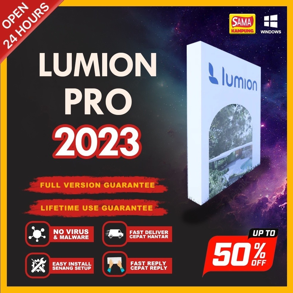 [ WINDOWS] 🌟 Lumion 🌟 LIFETIME PREMIUM 🌟 EASY INSTALL 🌟 FAST DELIVERY 🌟 ...