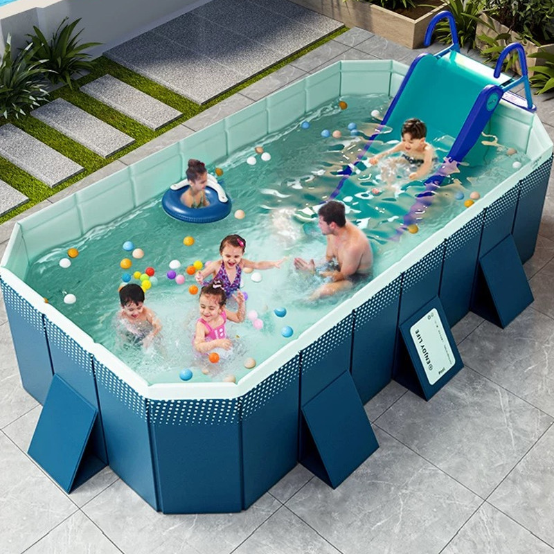 Non inflatable swimming pool open and ready to use children's bath pool ...