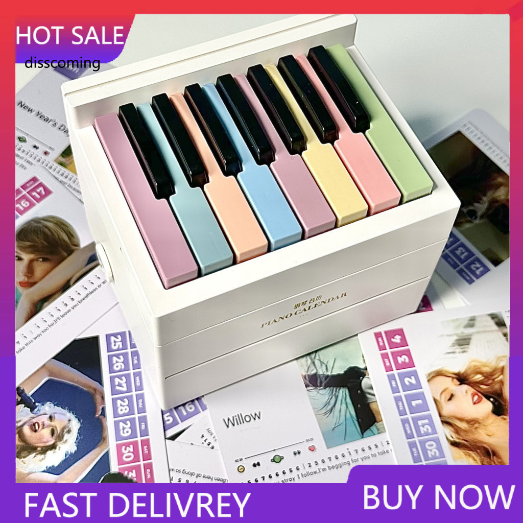 SL| Piano Calendar with Volume Adjustment Buttons Playable Piano ...